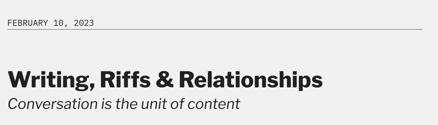 How To Write A Riff (And Why You Should) - For The Interested